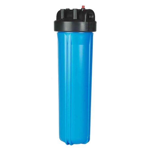 Portafiltro Azul Comercial 23/4"Øx20"Válvula Alivio Conexión 3/4"