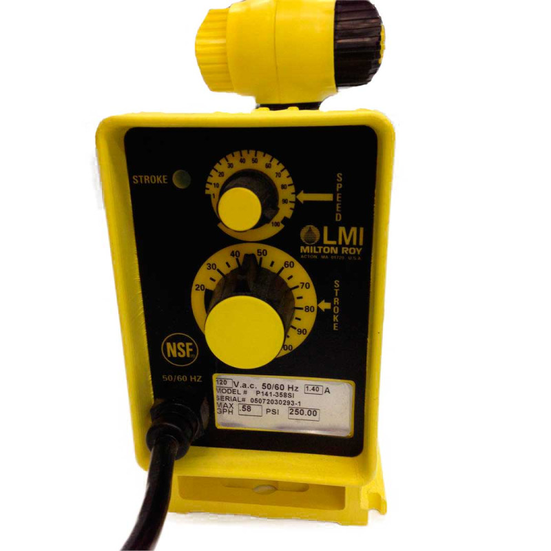 48728 Válvula de inyección check PVC -1/2" NPT LMI Roytronic