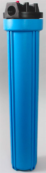 Portafiltro Azul estándar 23/4"Øx20"Válvula Alivio Conexión 3/4"