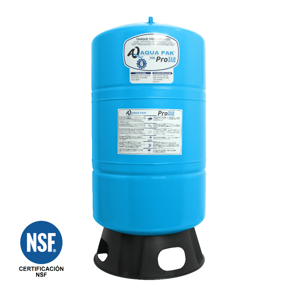 Tanque Precargado Vertical De Diafragma Aquapak Pro Xlb Acero Al