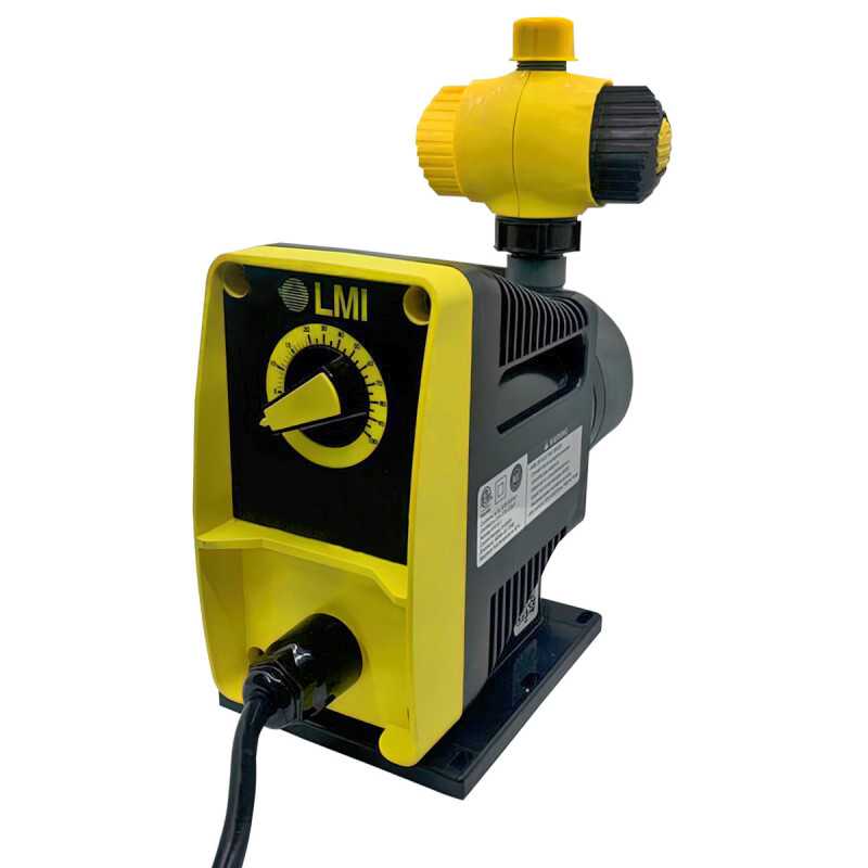 48728 Válvula de inyección check PVC -1/2" NPT LMI Roytronic