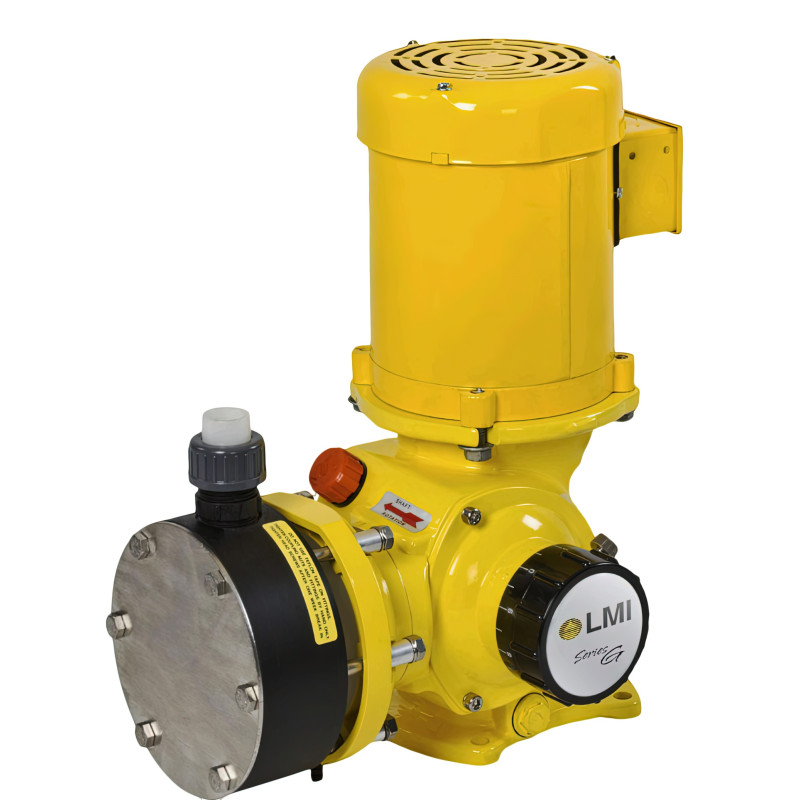 Bomba dosificadora de químicos LMI B131-368NI 50 PSI 4.5 GPH